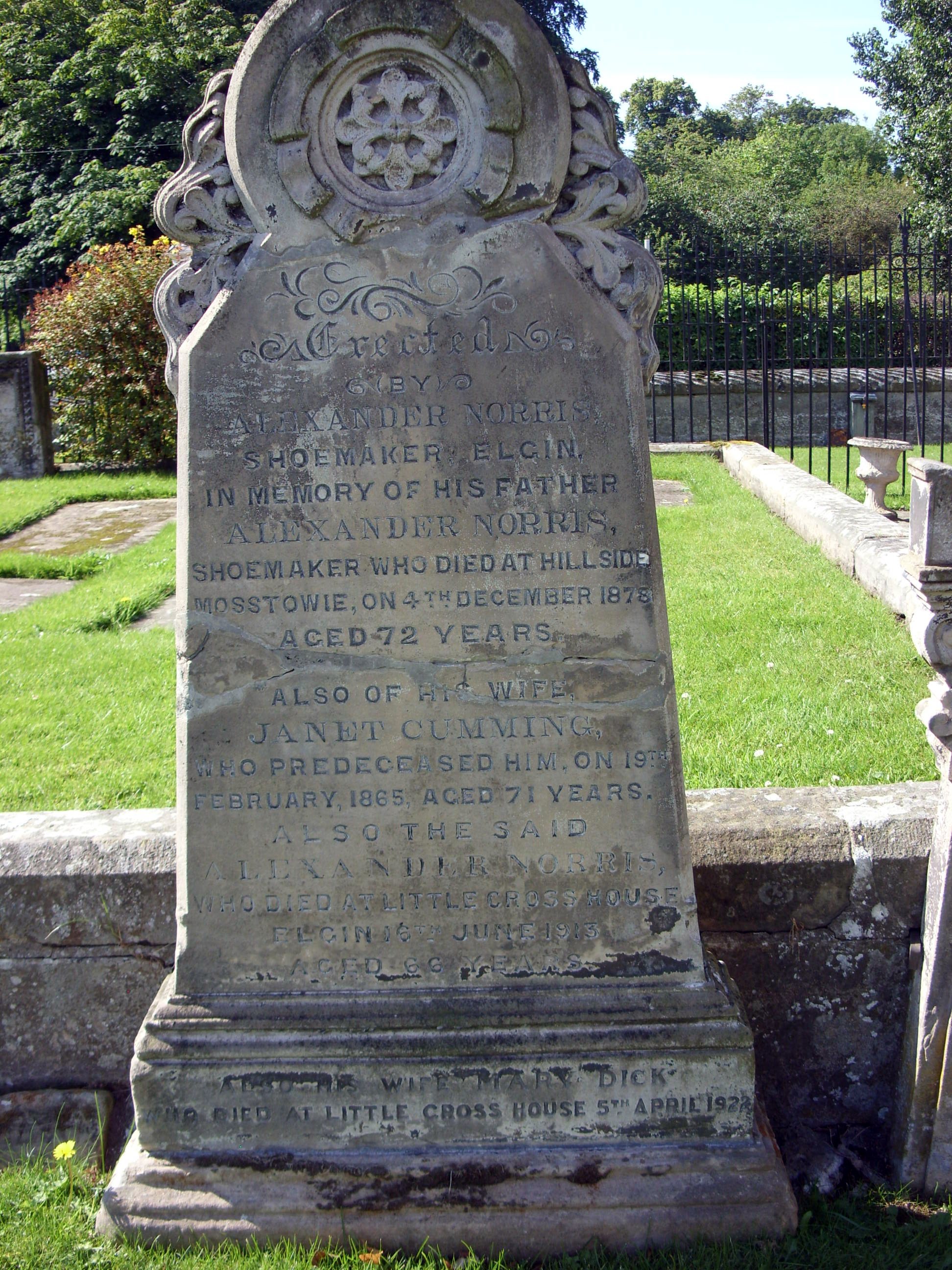 Elgin Cathedral Burial Ground