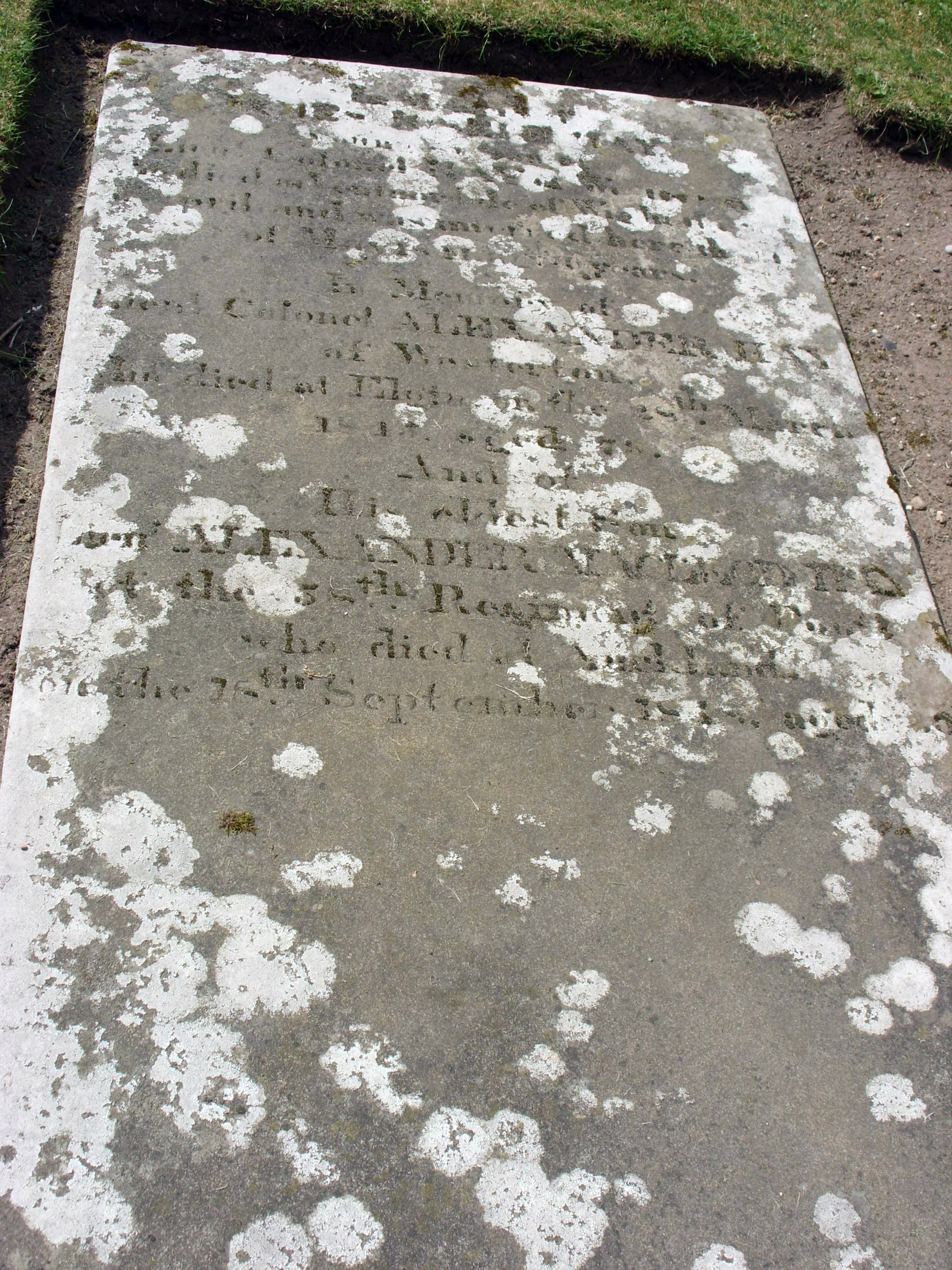 Elgin Cathedral Burial Ground