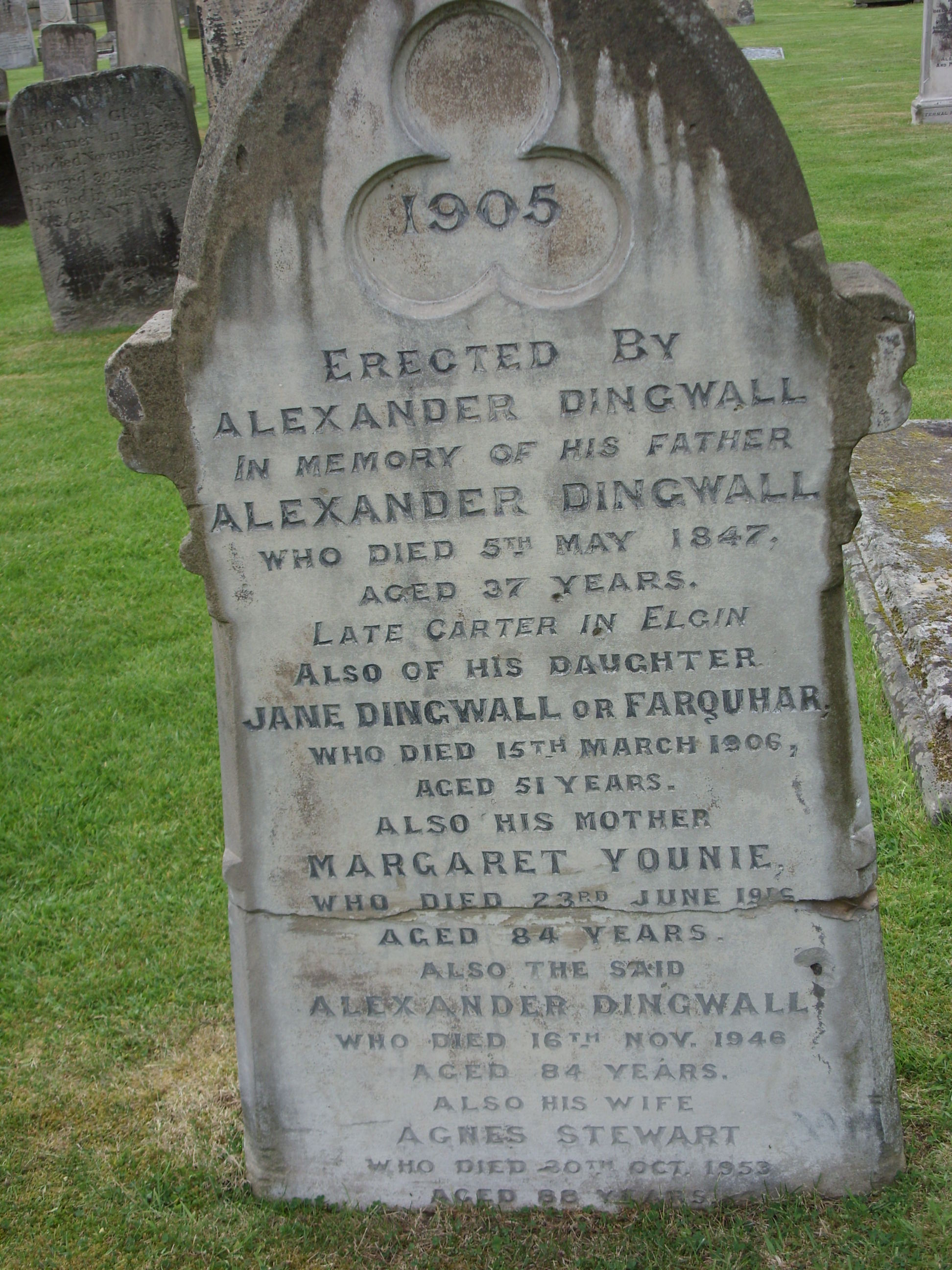 Elgin Cathedral Burial Ground
