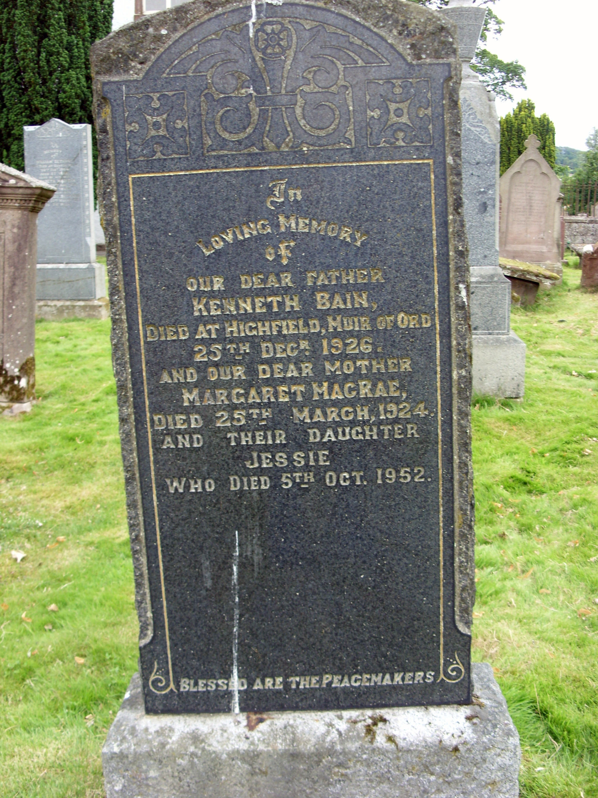 St Clement's Churchyard, Dingwall, Ross-shire