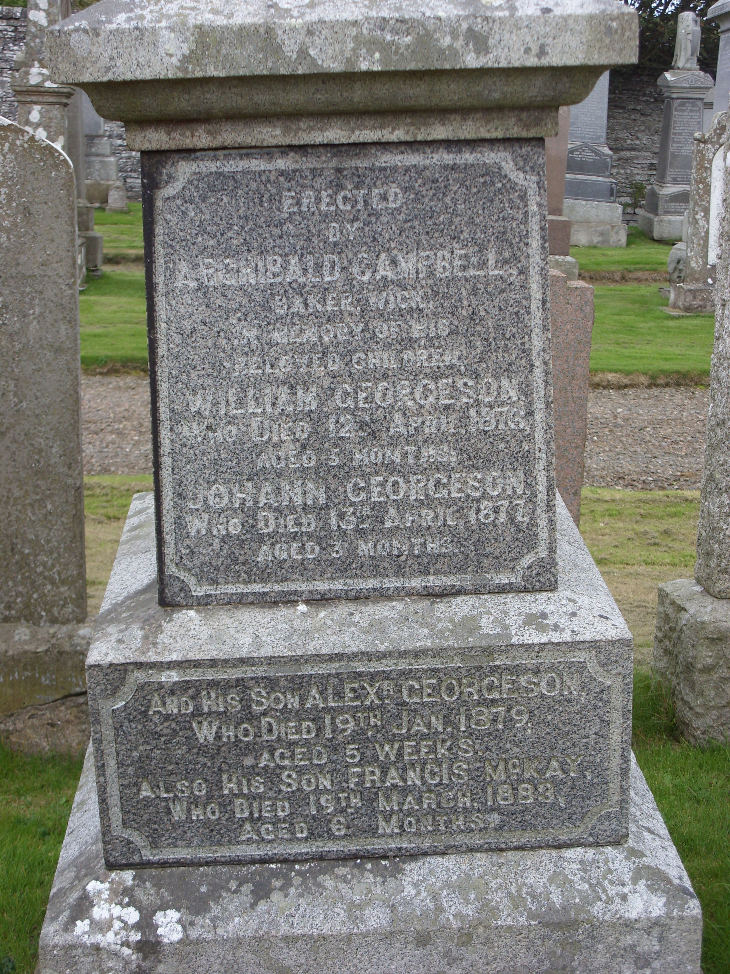 Wick Cemetery, Caithness - Old Section