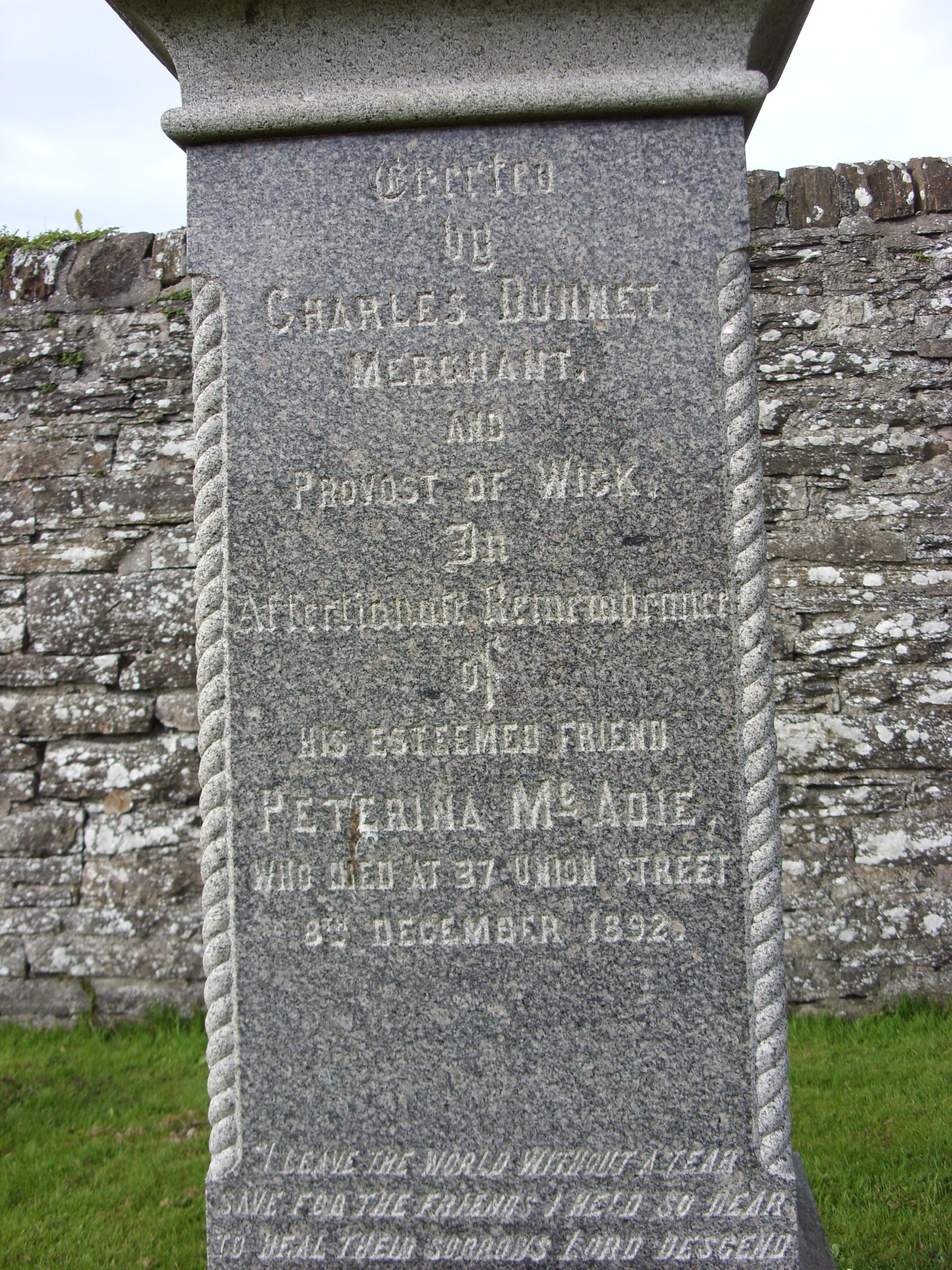 Wick Cemetery,Caithness - Old Section