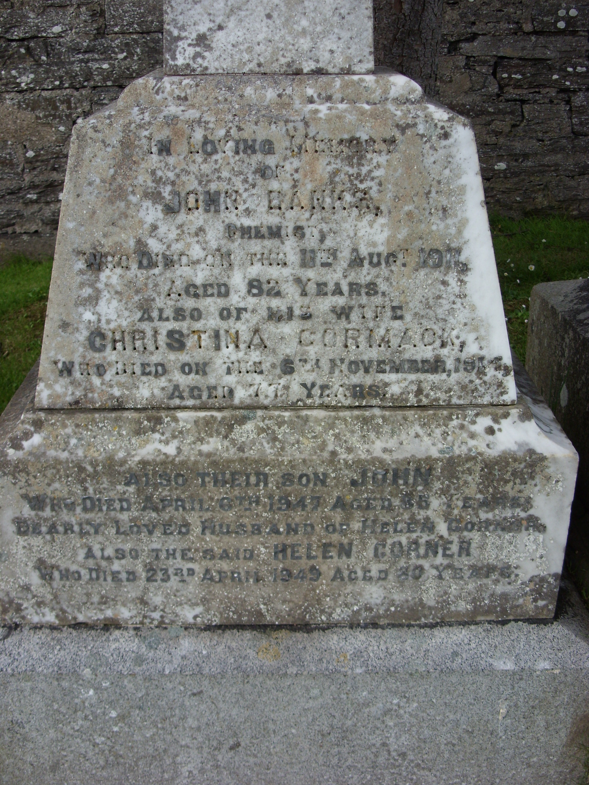 Wick Cemetery,Caithness - Old Section