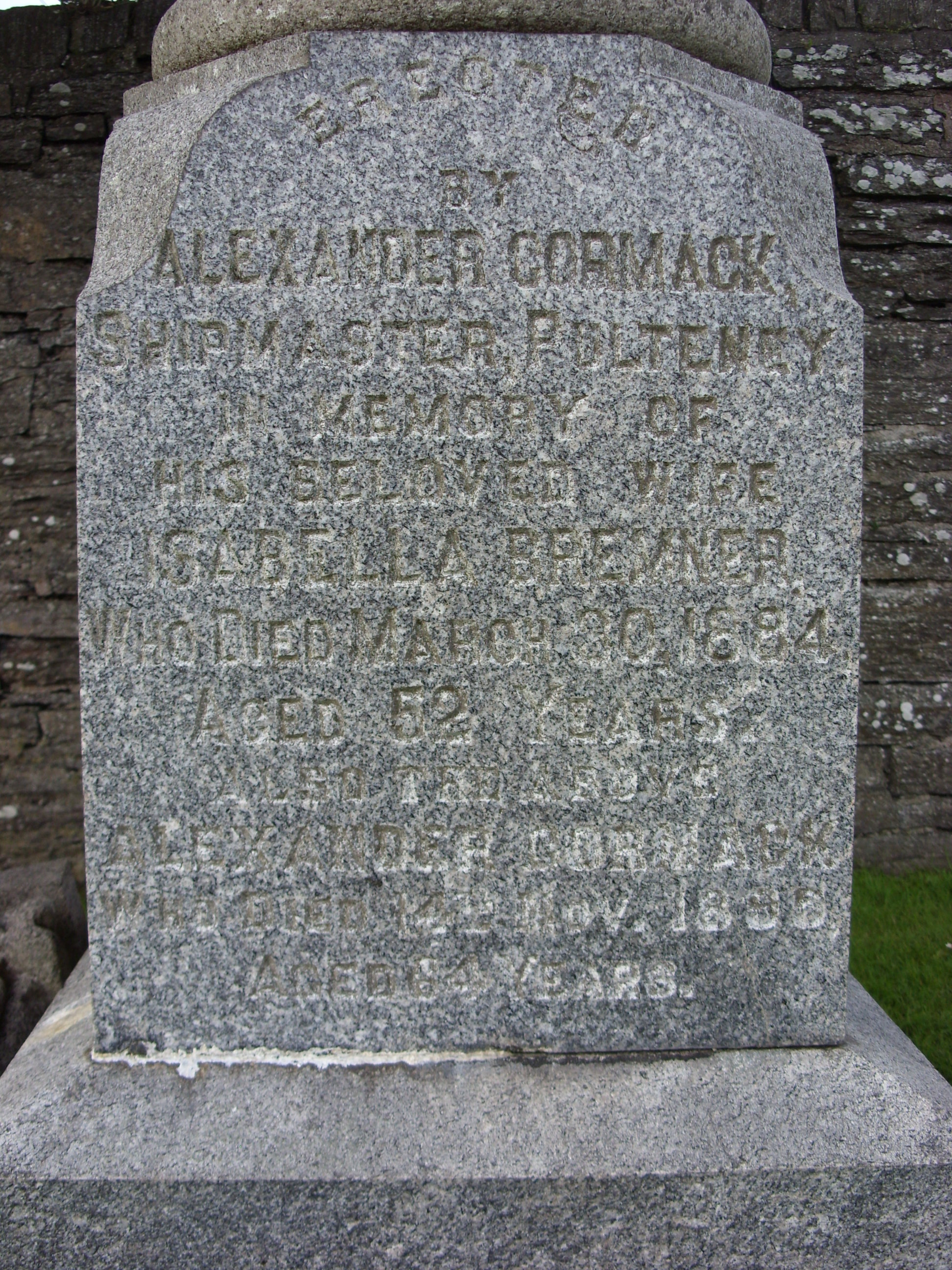 Wick Cemetery,Caithness - Old Section