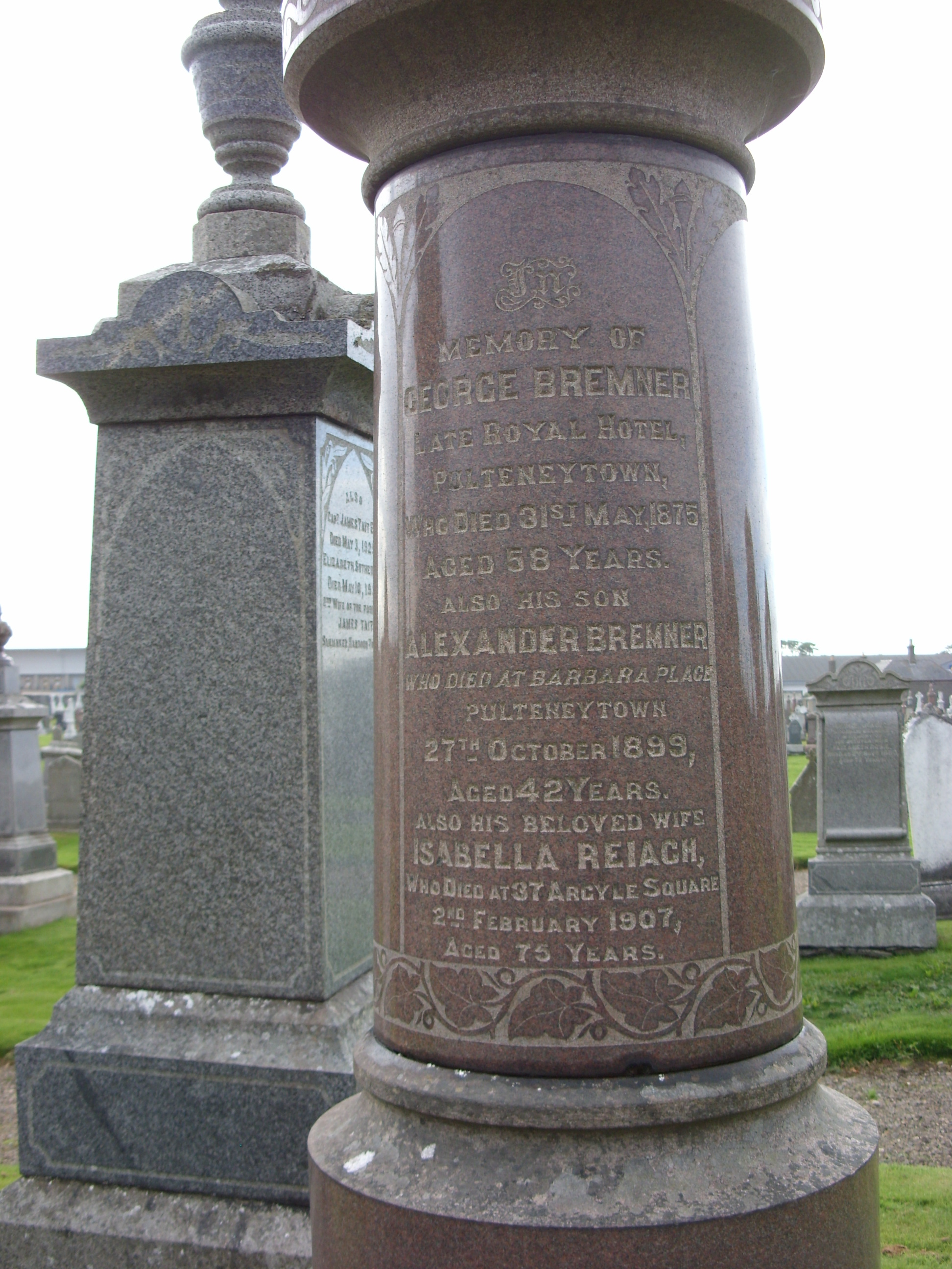 Wick Cemetery, Caithness - Old Section